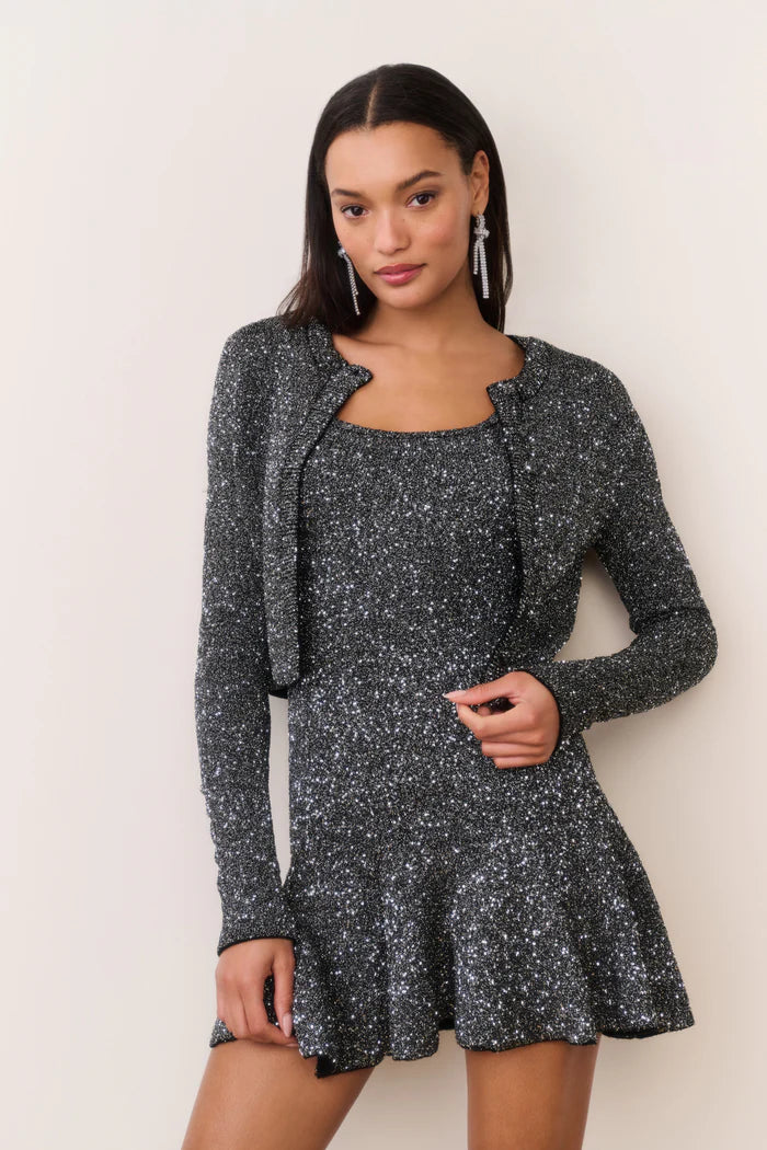 Love Shack Fancy - Ferra Cardigan in Black – dress San Francisco